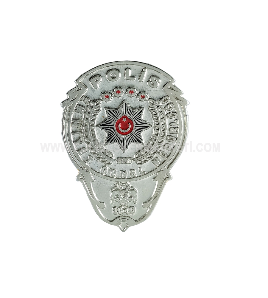 Parlak Metal Polis Cüzdan Rozeti,Polis Rozet Çeşitleri | Polisaskermarketi